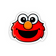 The Elmo Face Sticker