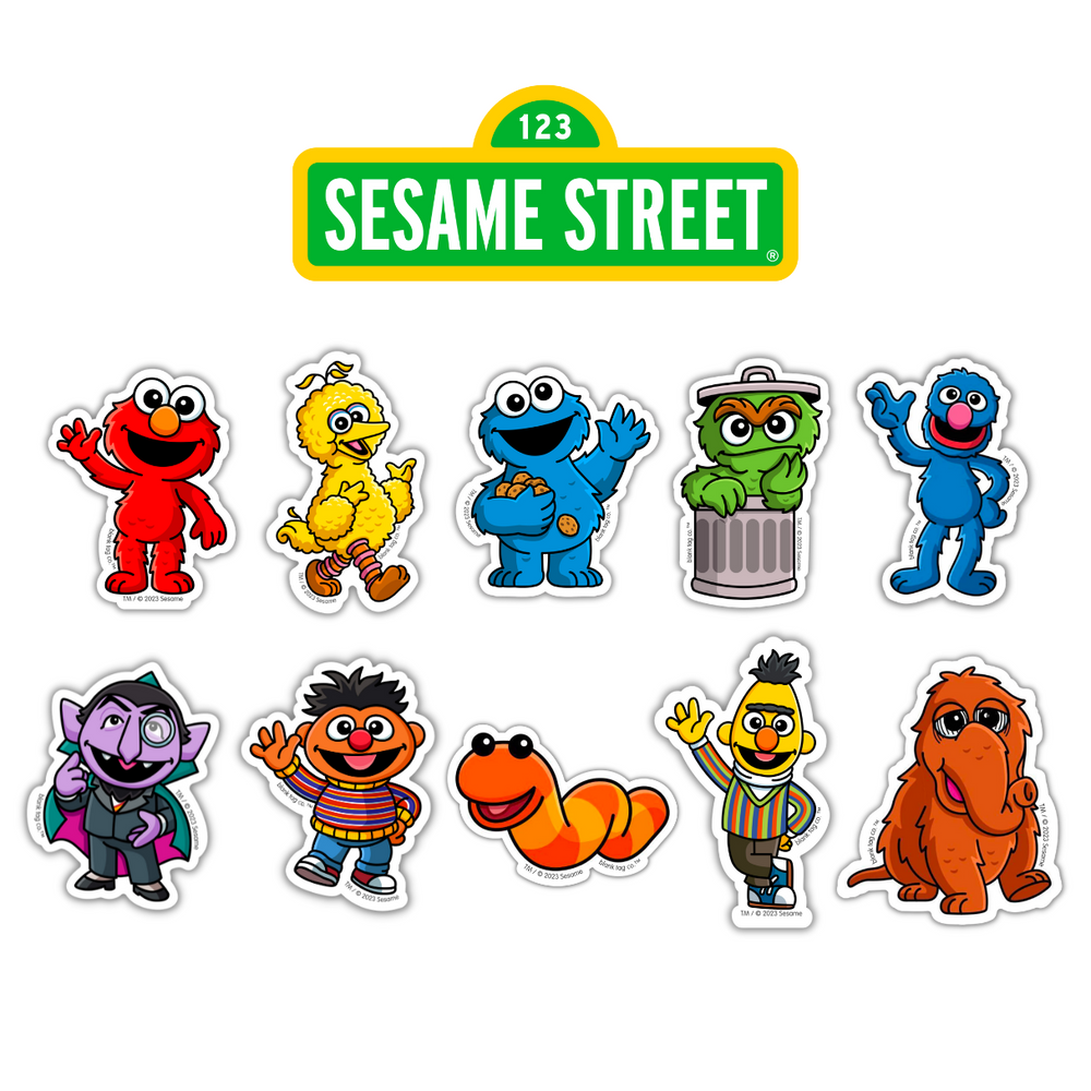 The Sesame Street Sticker Bundle