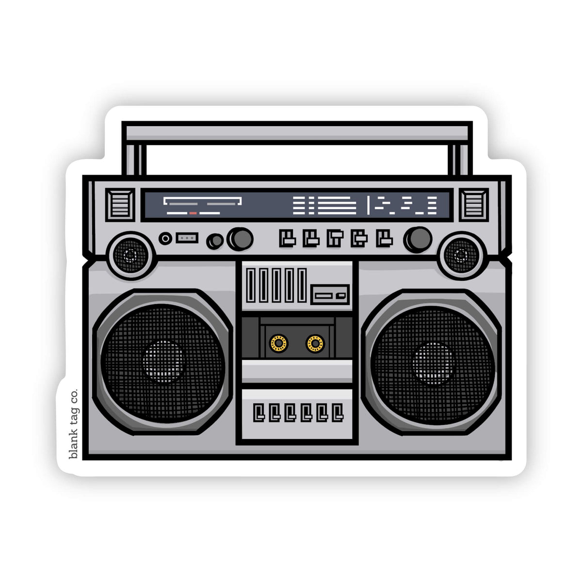 The Boombox Sticker