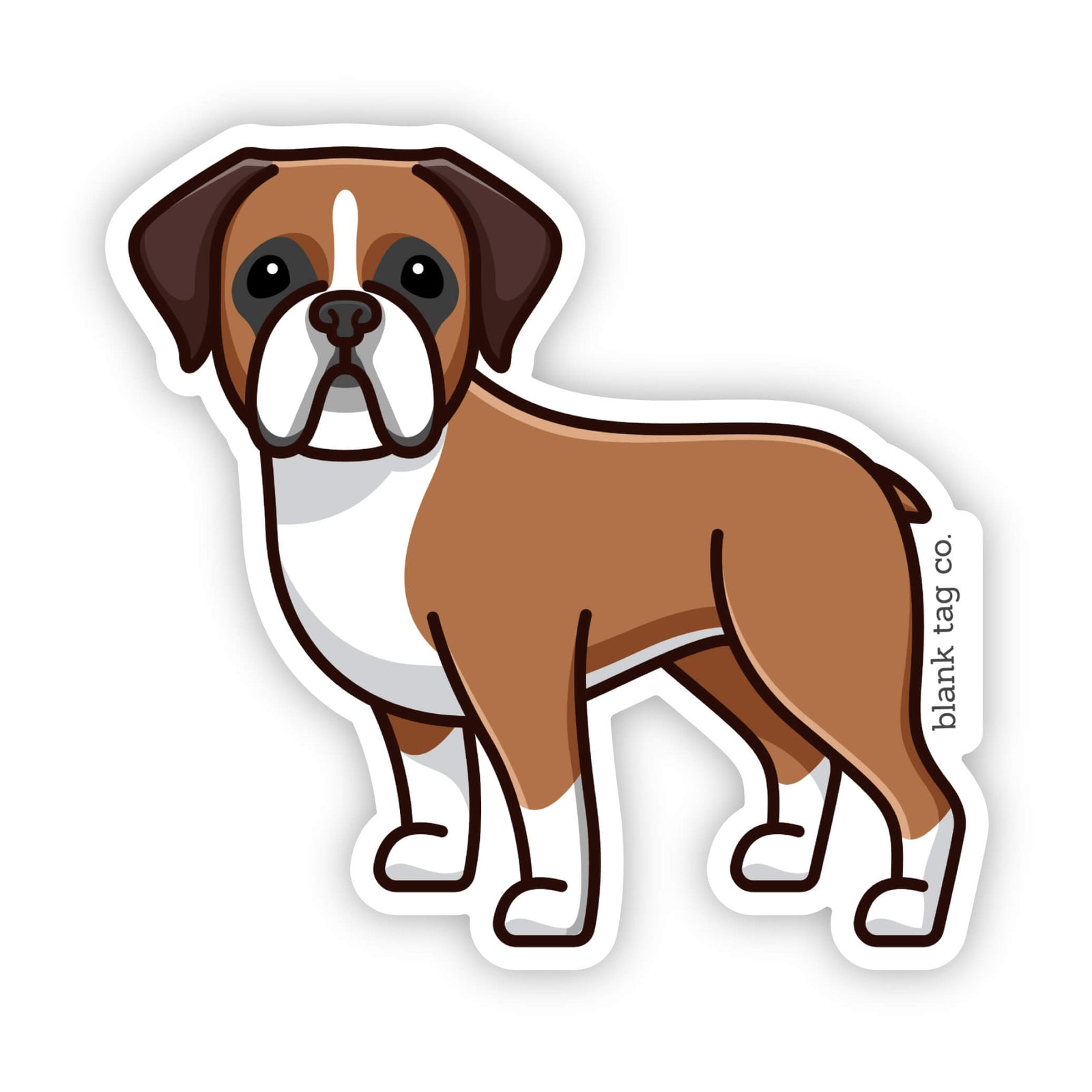 The Boxer Sticker