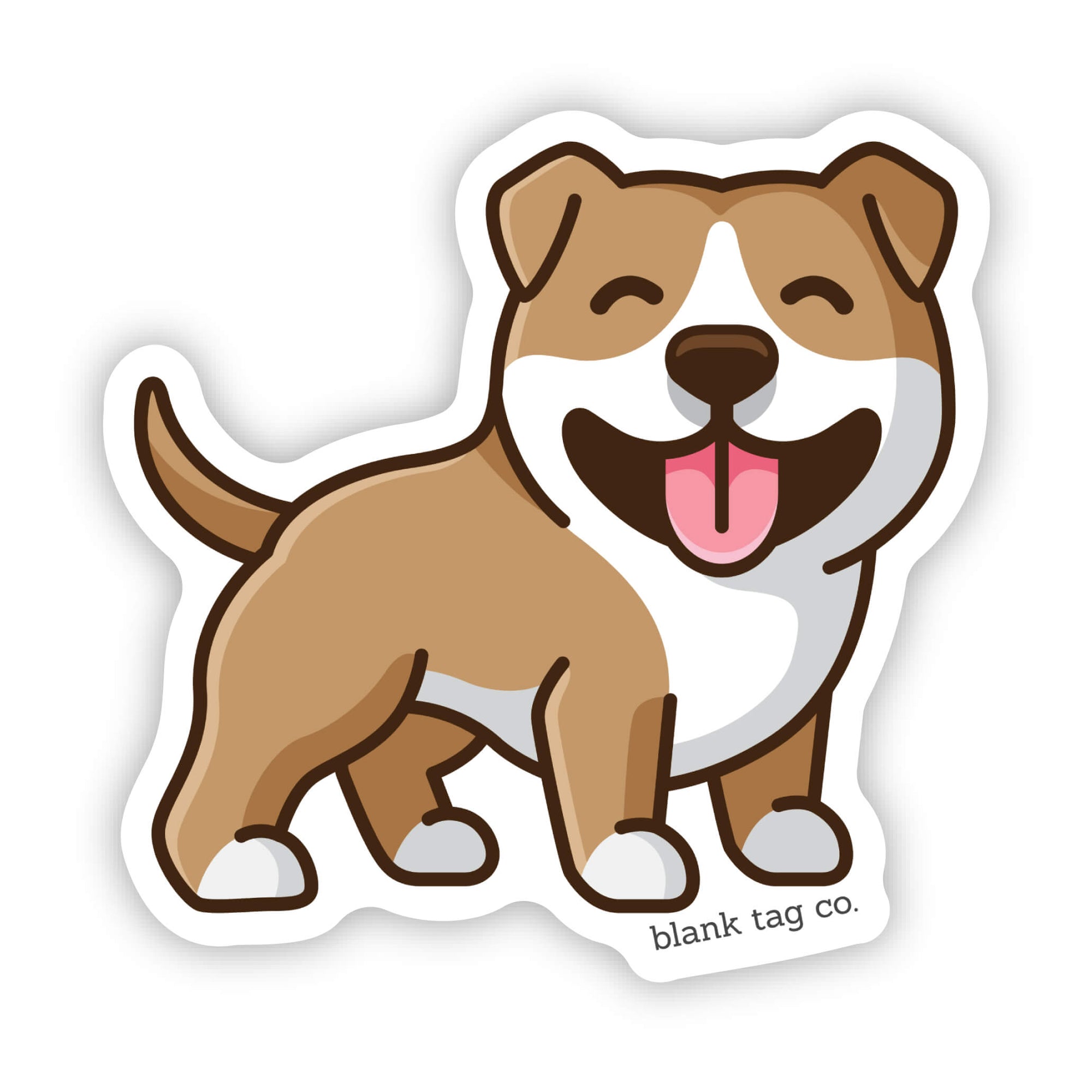 Blank Tag Co.® Pitbull Waterproof Sticker
