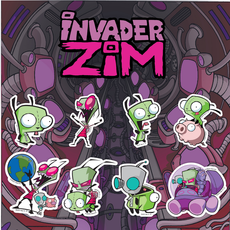 The Invader Zim Sticker Bundle