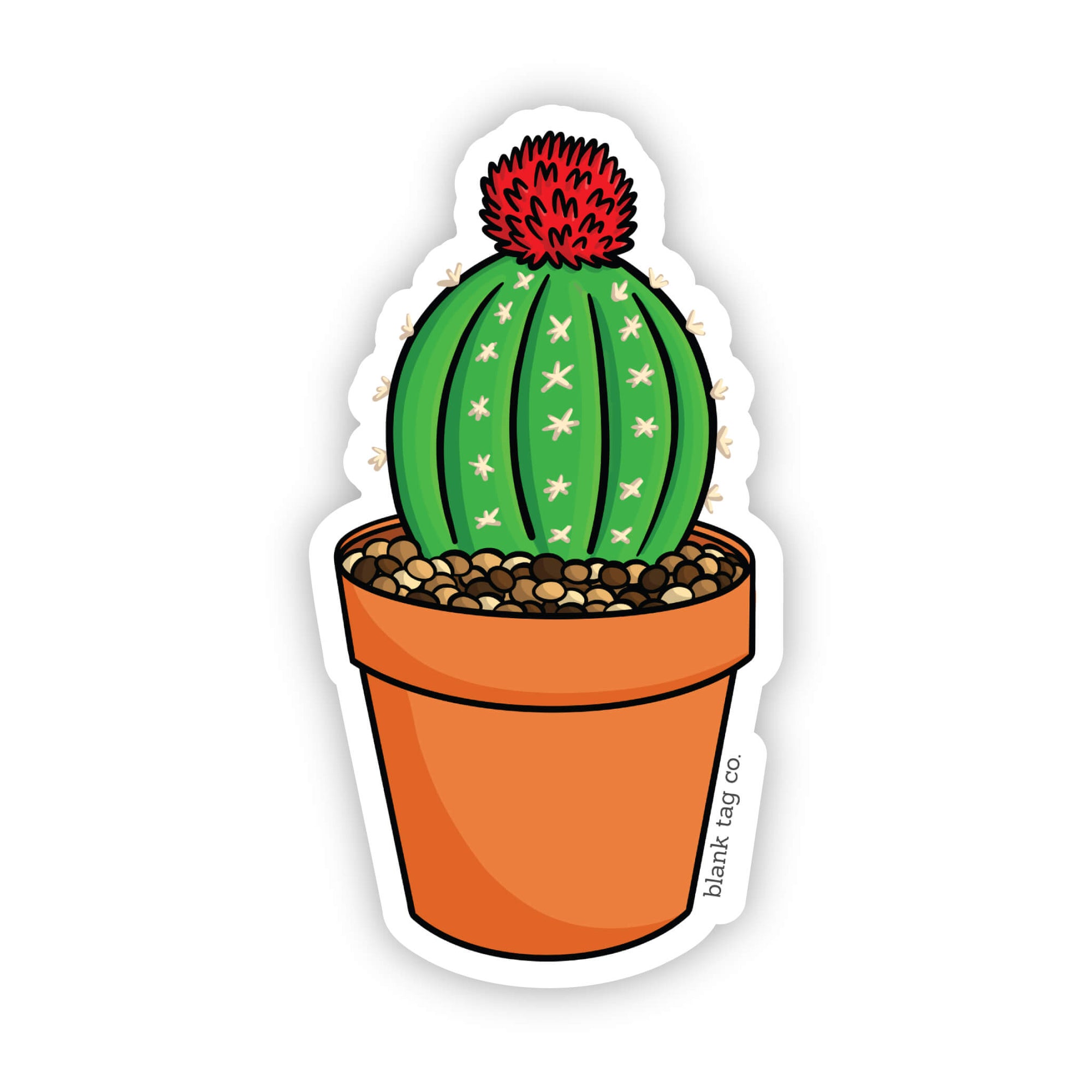 Blank Tag Co.® Waterproof Cactus Sticker