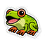 The Red-Eyed Tree Frog Sticker