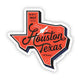 The Houston City Badge Sticker