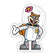 The Sandy Cheeks Sticker