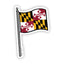 The Maryland Flag Sticker