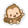 The Monkey Sticker