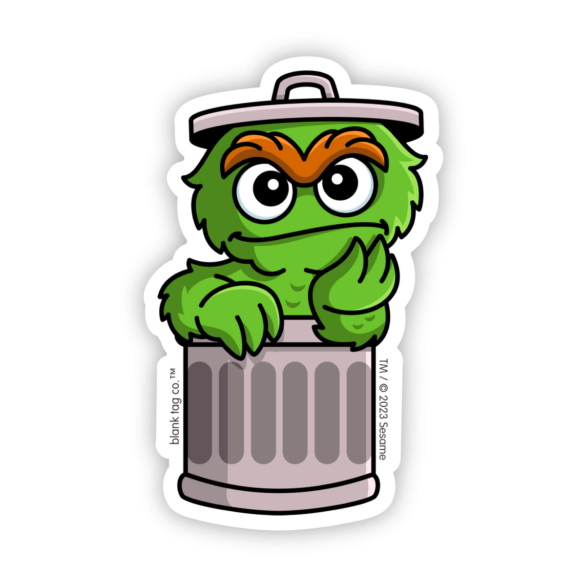 Oscar The Grouch Sticker