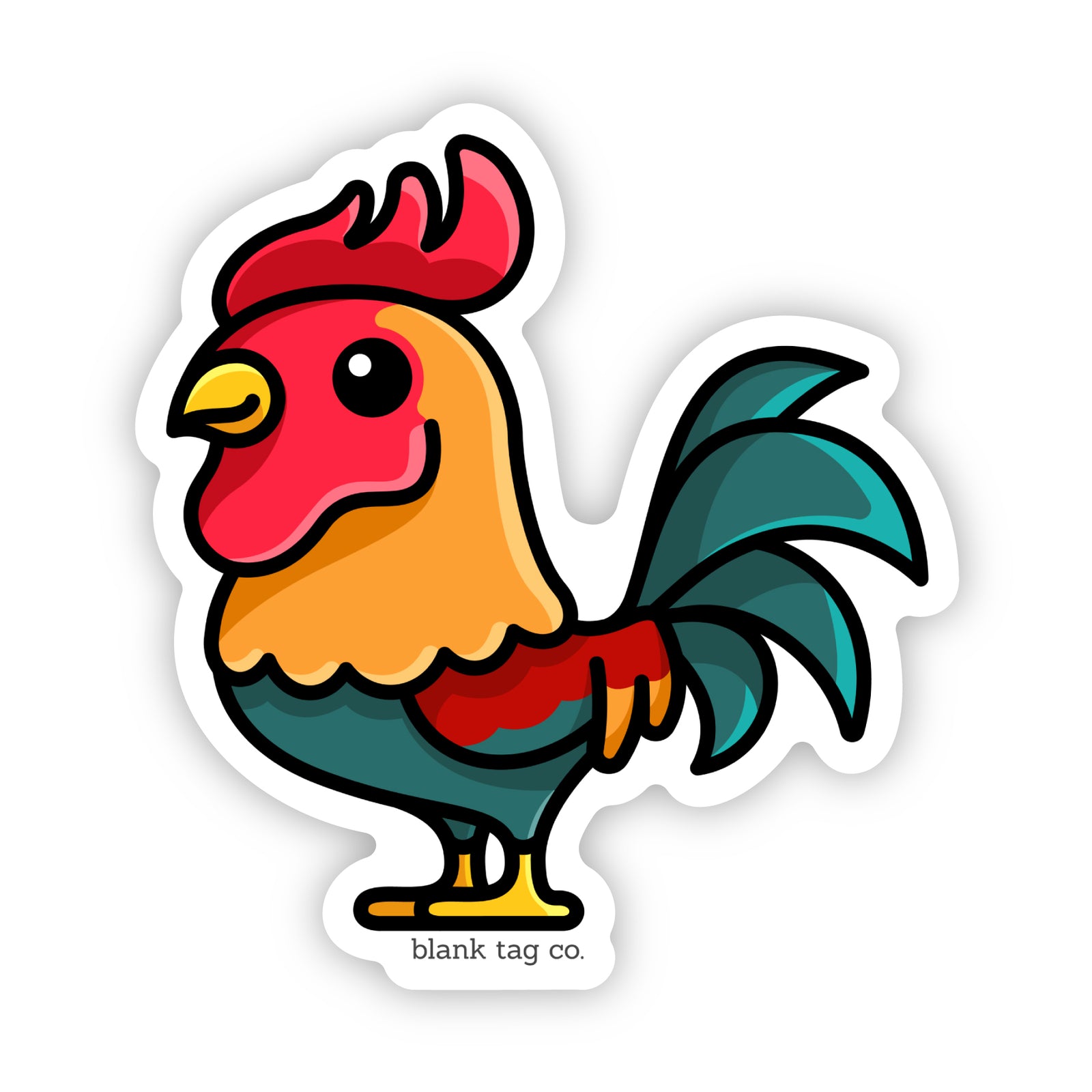 The Rooster Sticker