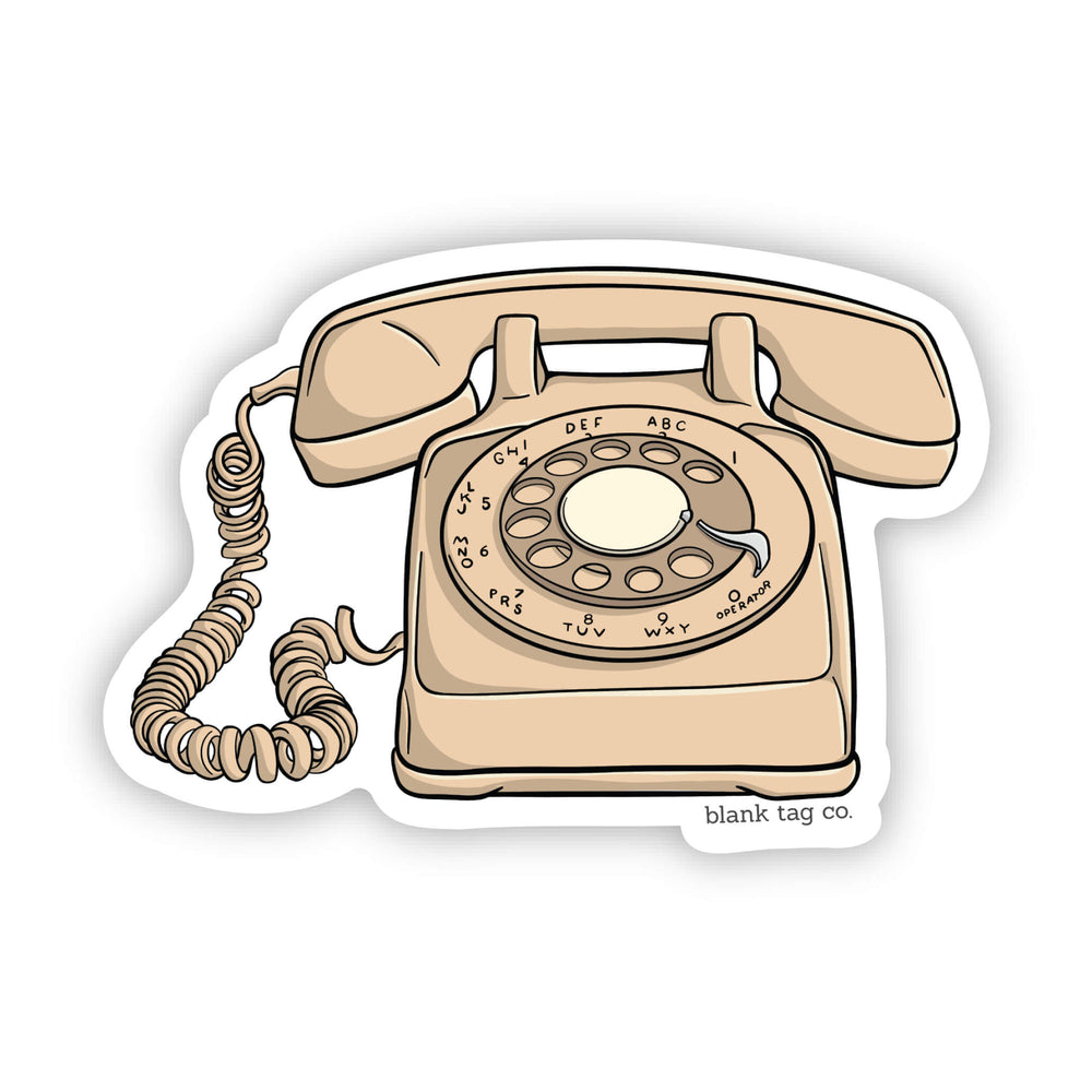 The Rotary Phone Sticker
