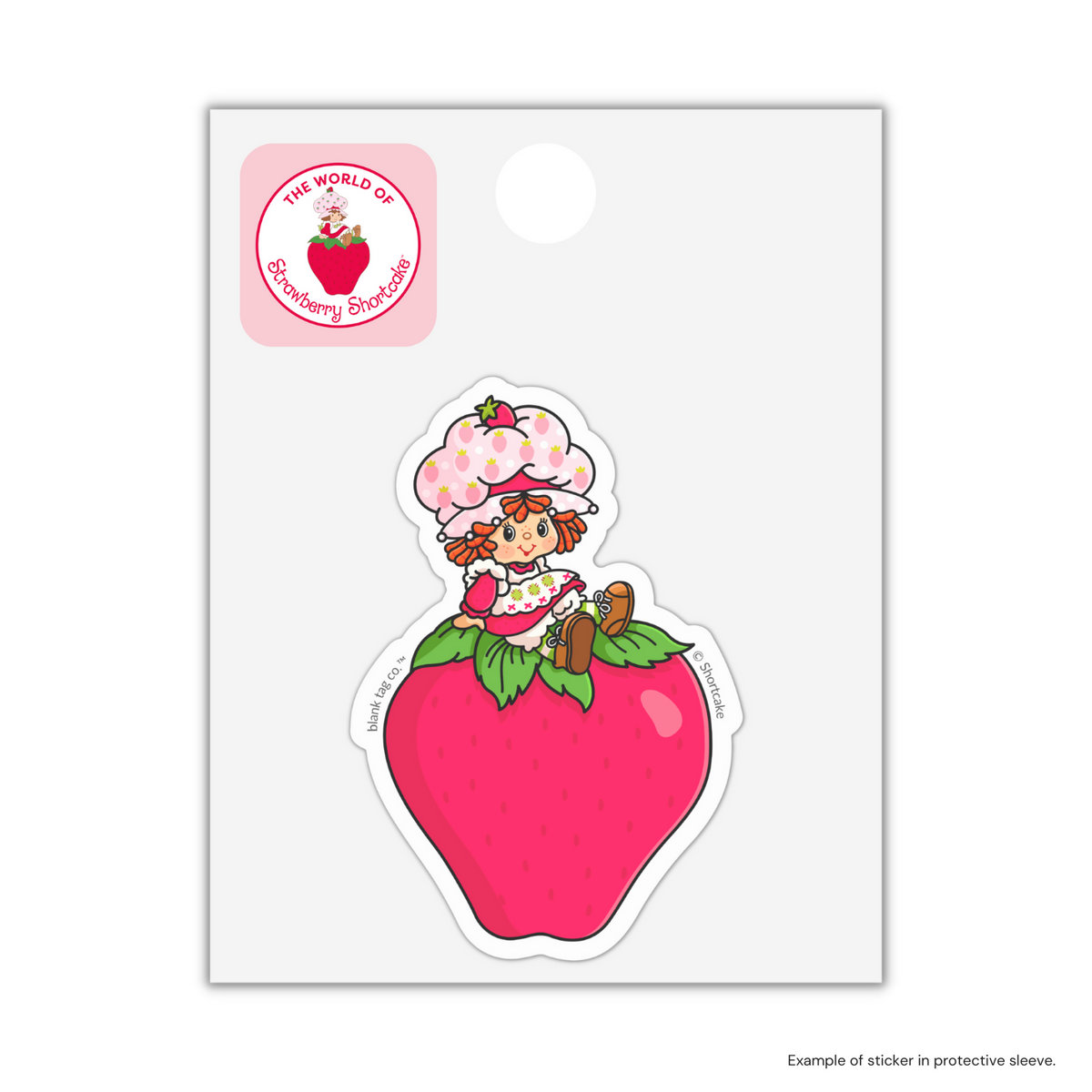 The Strawberry Shortcake Logo Sticker