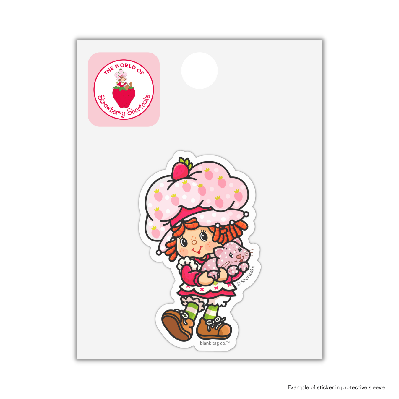 The Strawberry Shortcake With Custard Sticker