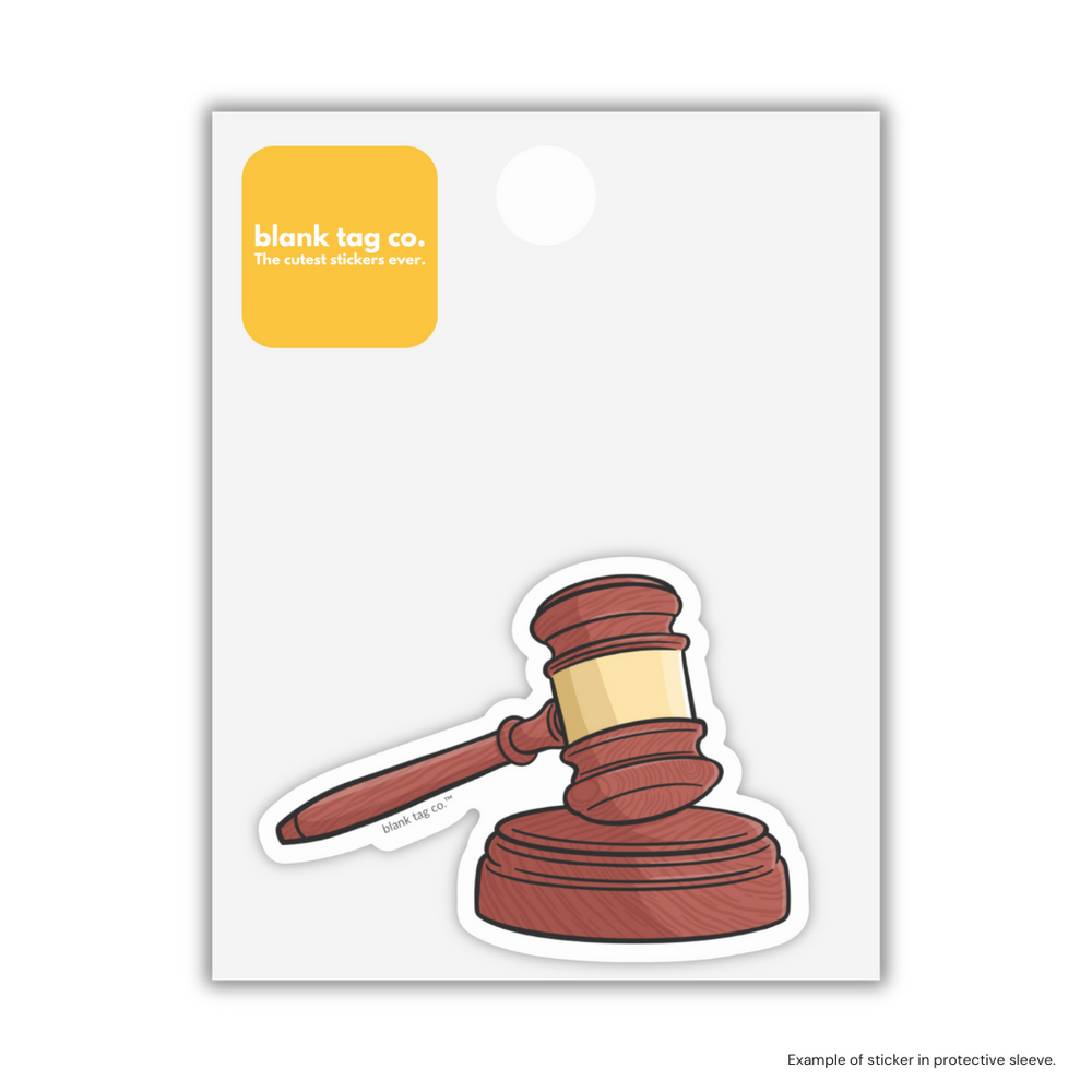 The Gavel Sticker