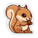 The Squirrel Sticker