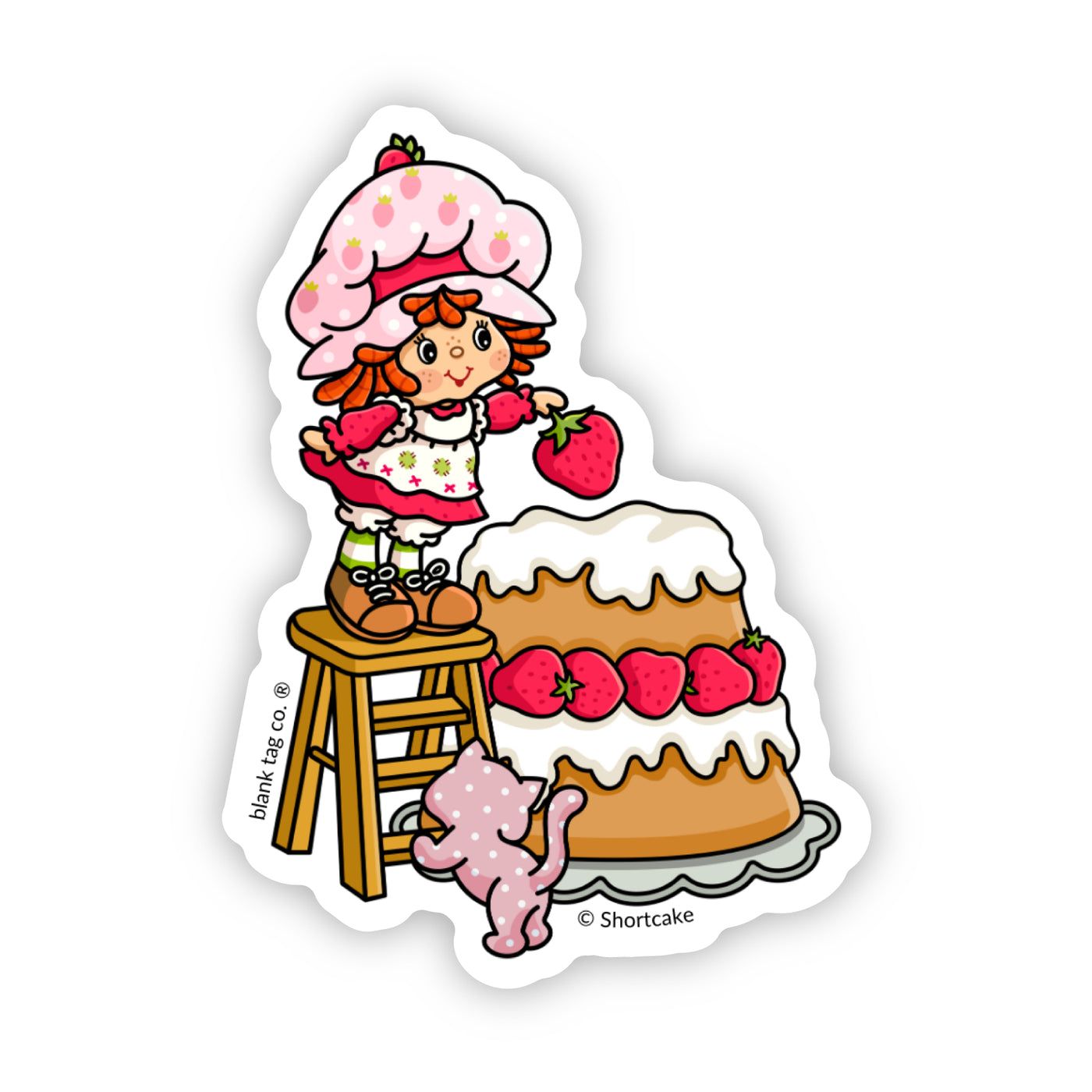 The Strawberry Shortcake With A Strawberry Shortcake Sticker