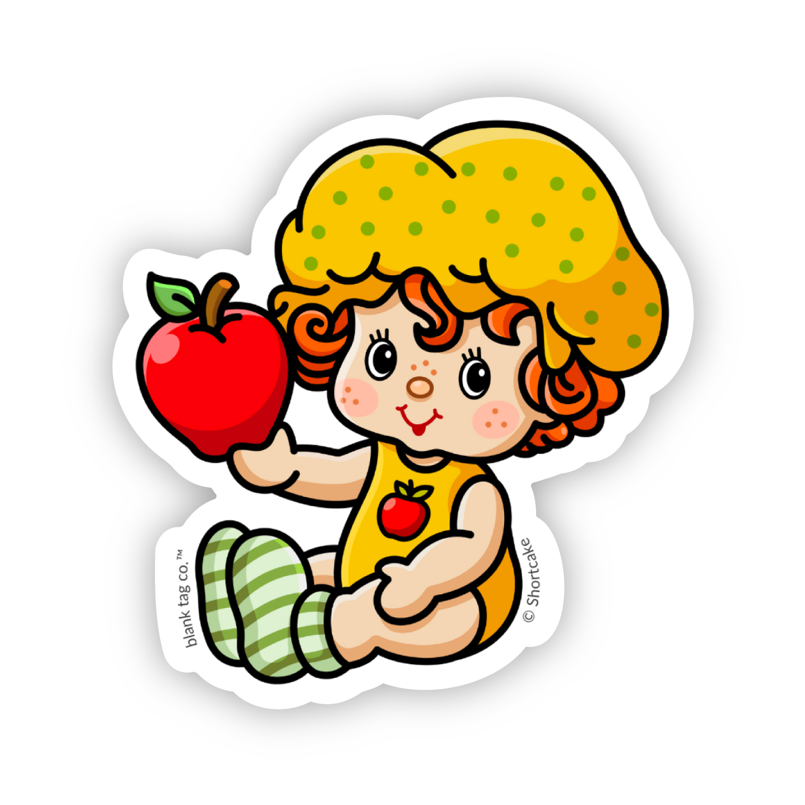 The Apple Dumplin' Sticker | Strawberry Shortcake® Stickers