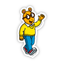 The Arthur Waving Sticker