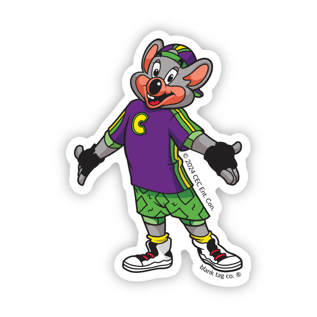 The Retro Chuck E. Cheese Sticker Bundle
