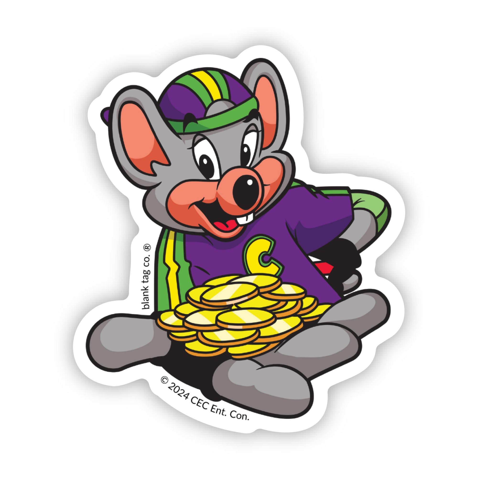 The Retro Chuck E. Cheese Sticker Bundle