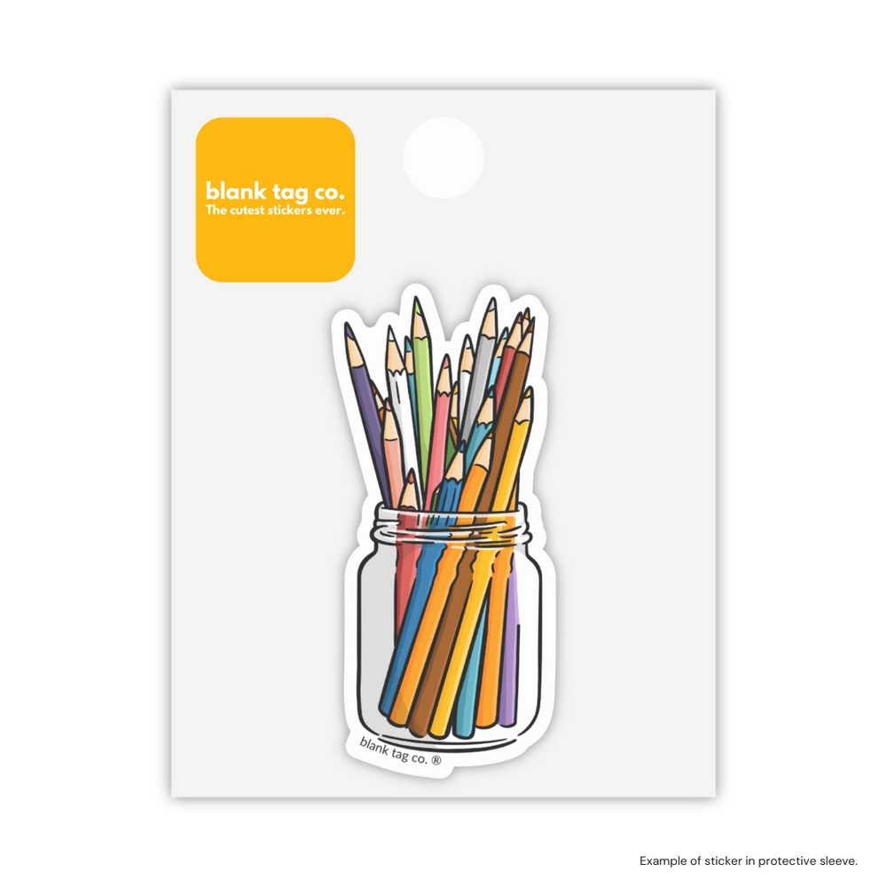 The Colored Pencils Sticker