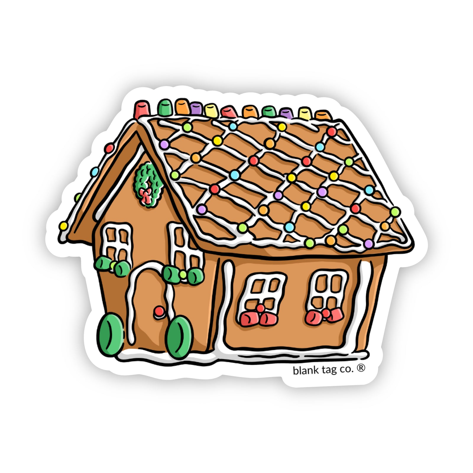 The Gingerbread House Sticker