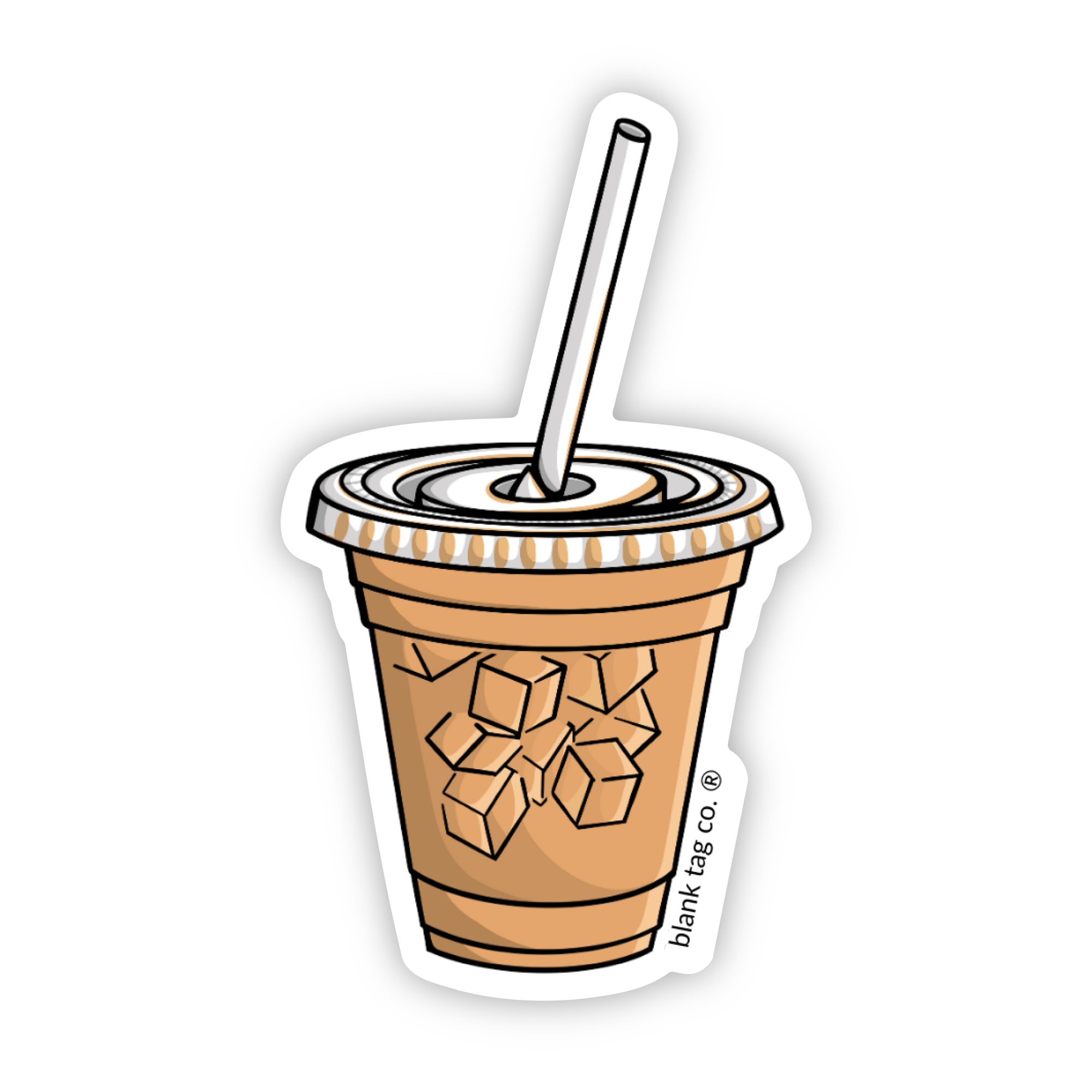 The Iced Coffee Sticker