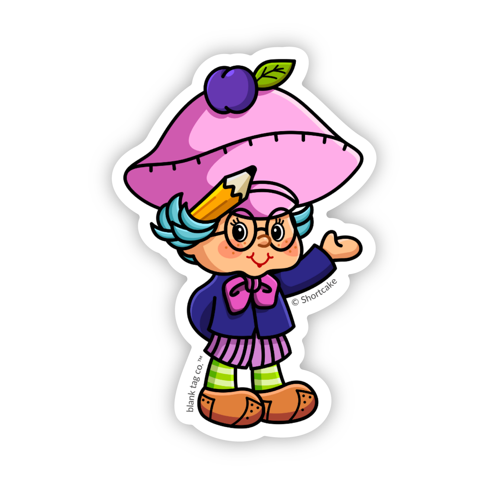 The Plum Puddin' Sticker | Strawberry Shortcake® Stickers