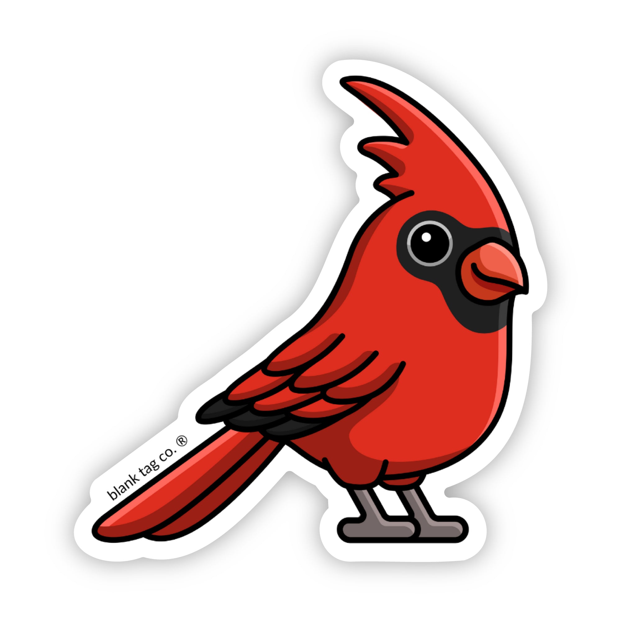 The Red Cardinal Sticker