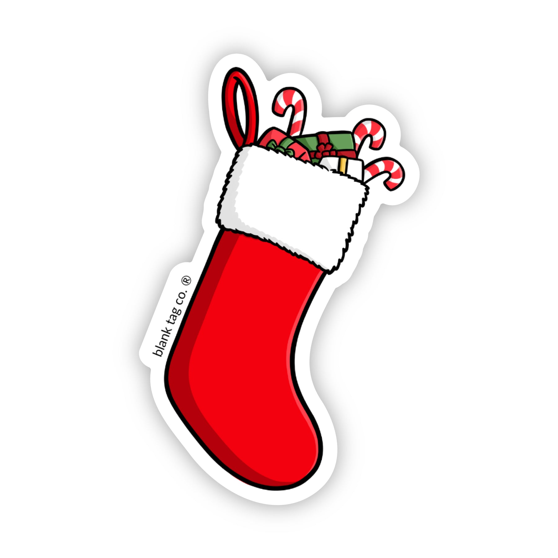 Blank Tag Co.® Stocking Waterproof Sticker