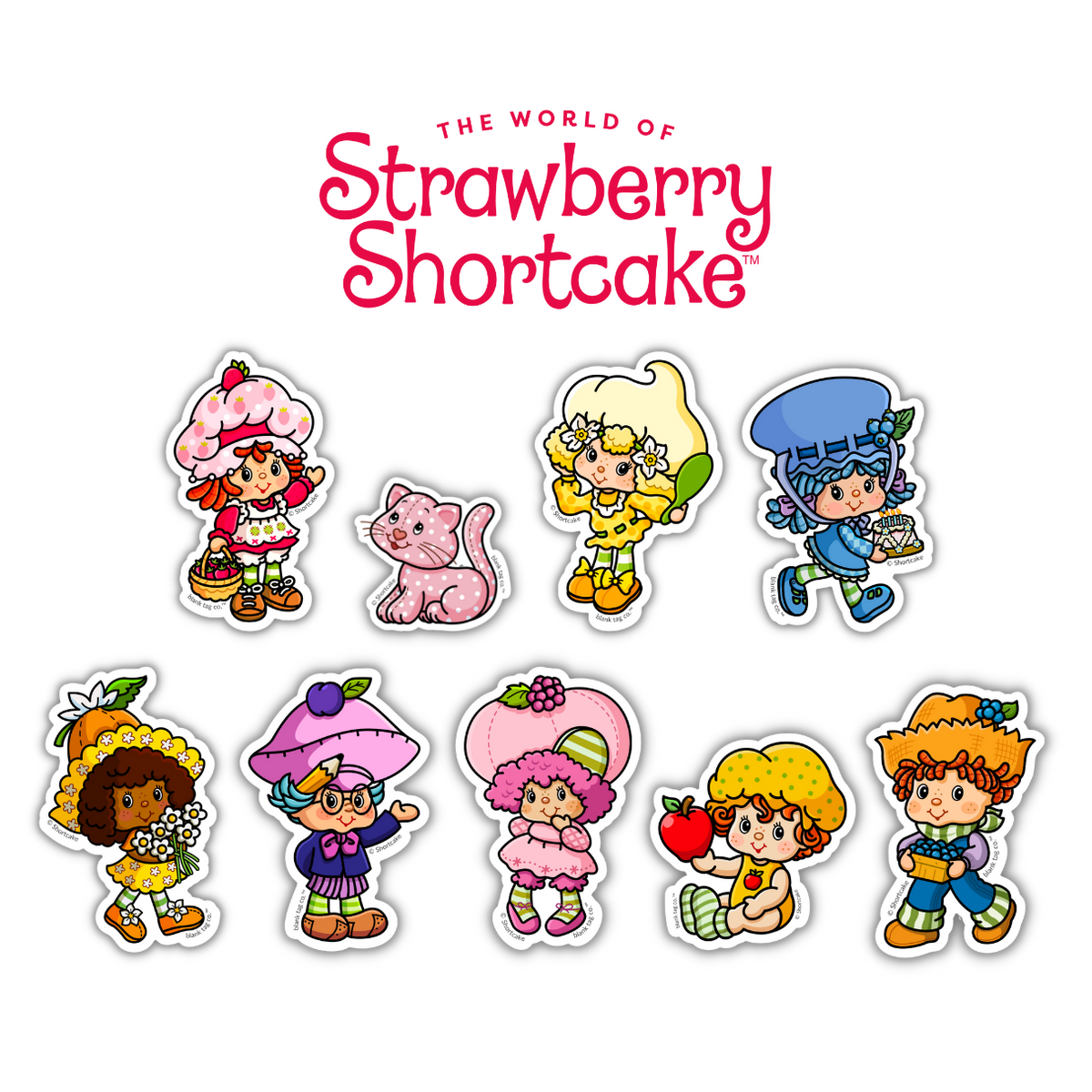Strawberry Shortcake Stickers