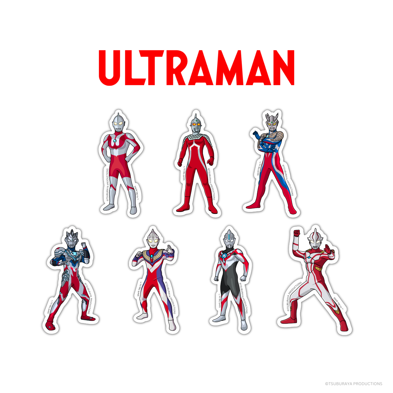 Ultraman Stickers