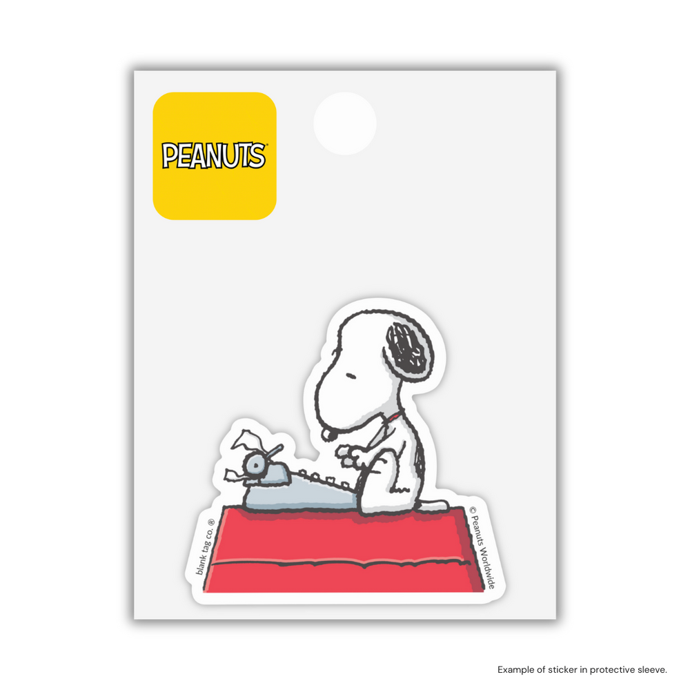 The Typing Snoopy Sticker