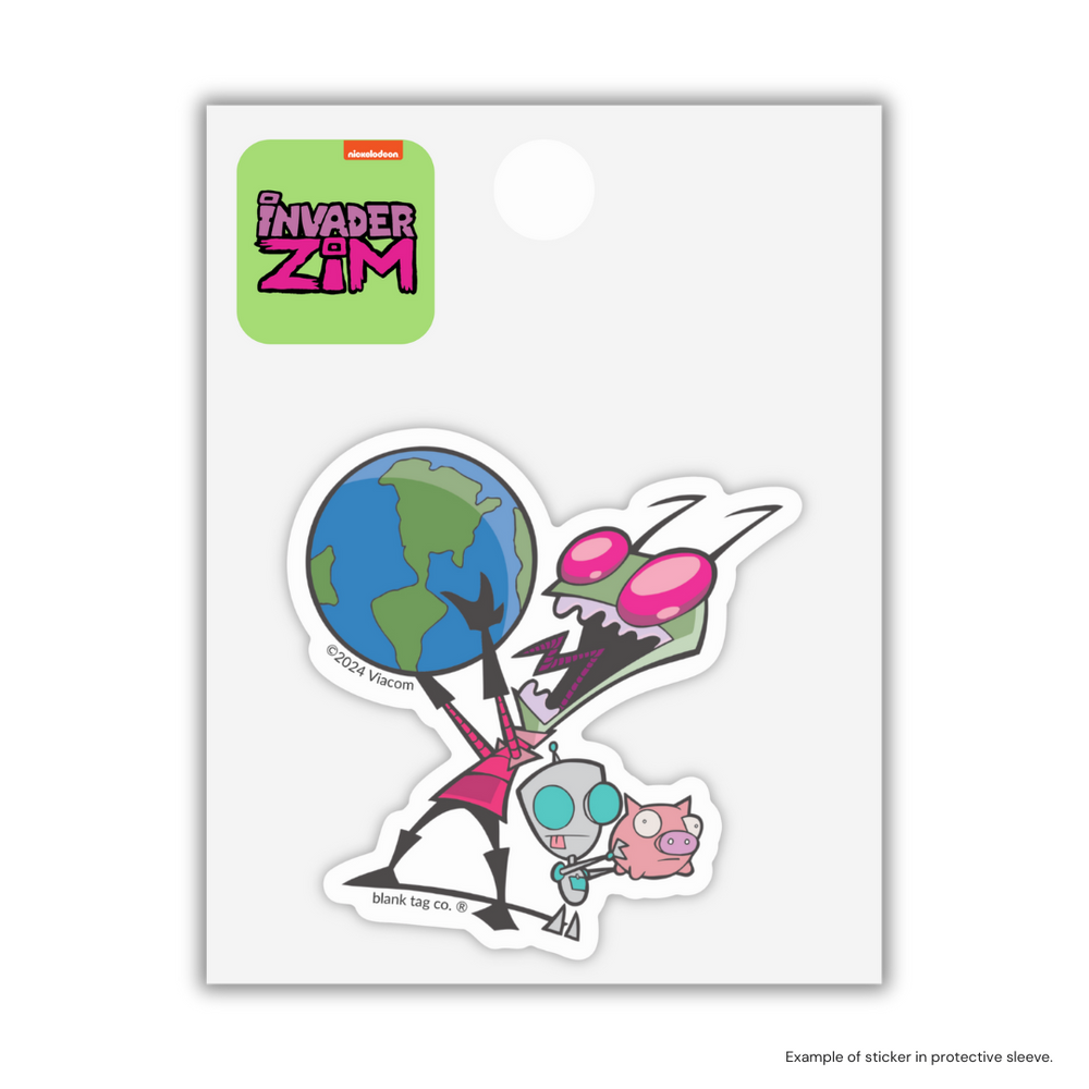 The Zim and Gir Sticker