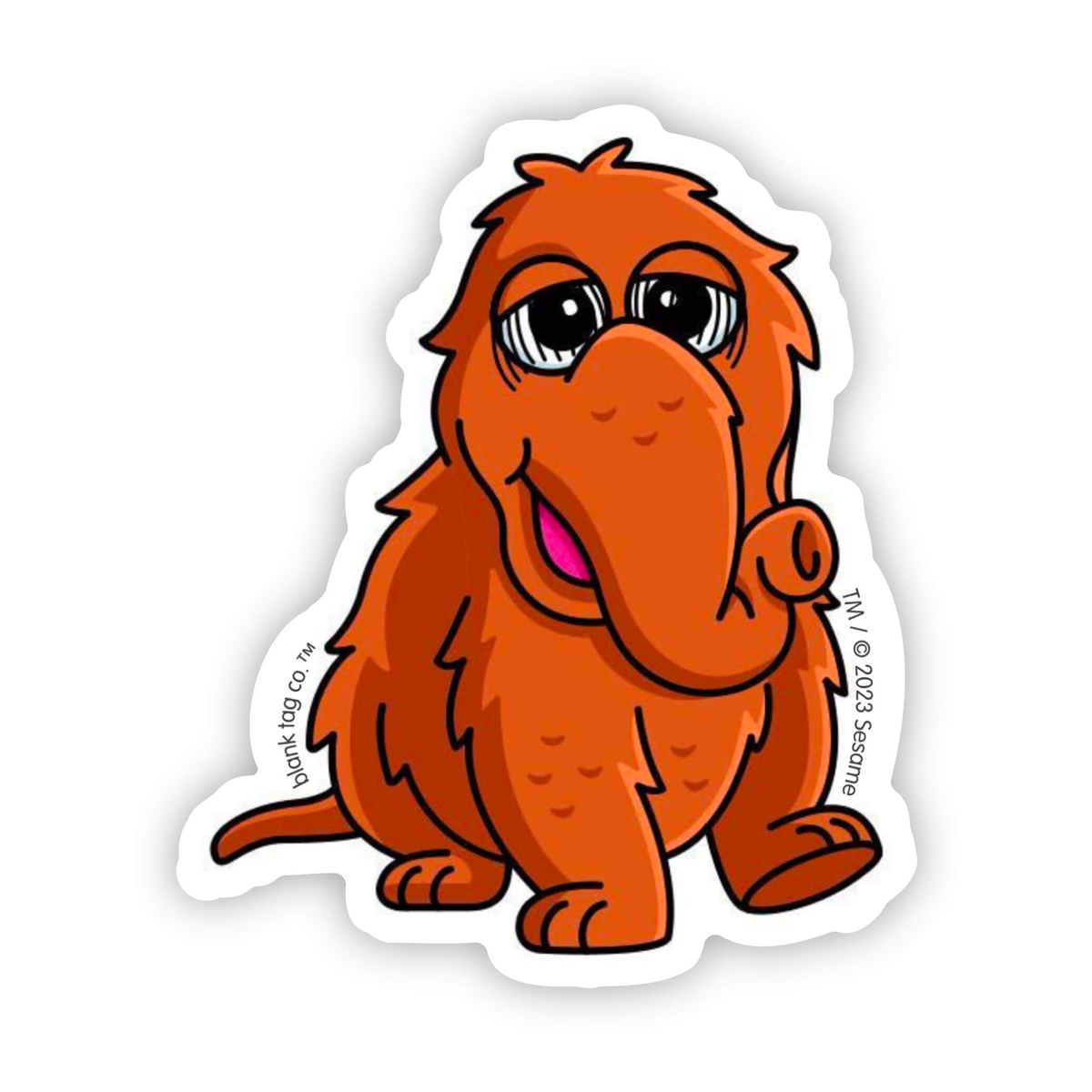 Sesame Street® Mr. Snuffleupagus Waterproof Sticker
