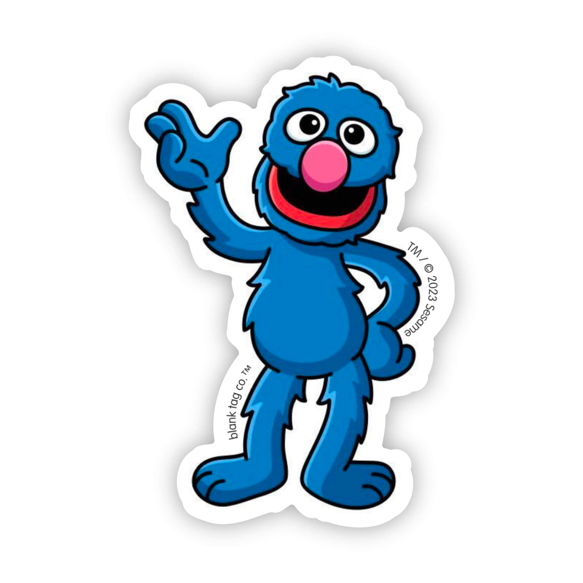 Sesame Street® Cupid Grover Waterproof Sticker