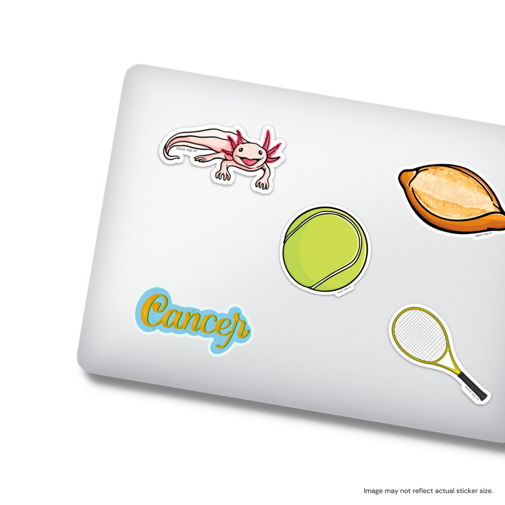 The Tennis Racket Sticker