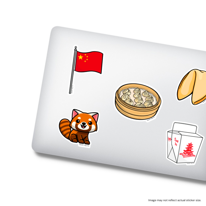 The China Flag Sticker