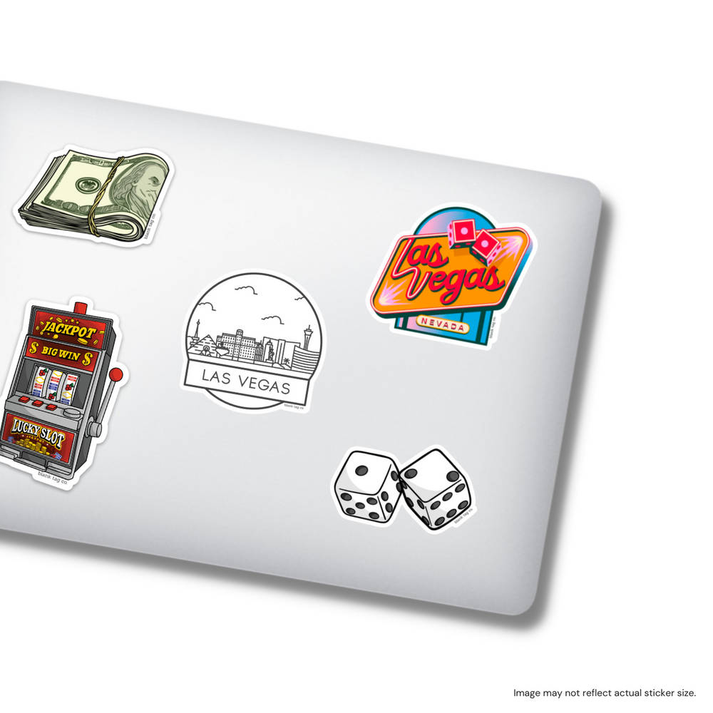 The Las Vegas City Badge Sticker