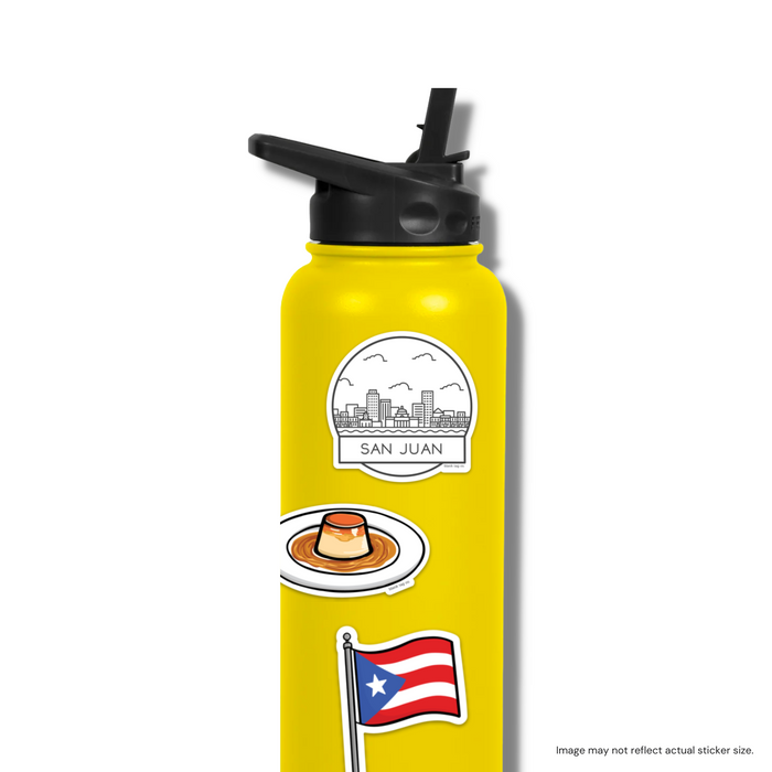 The San Juan Cityscape Sticker