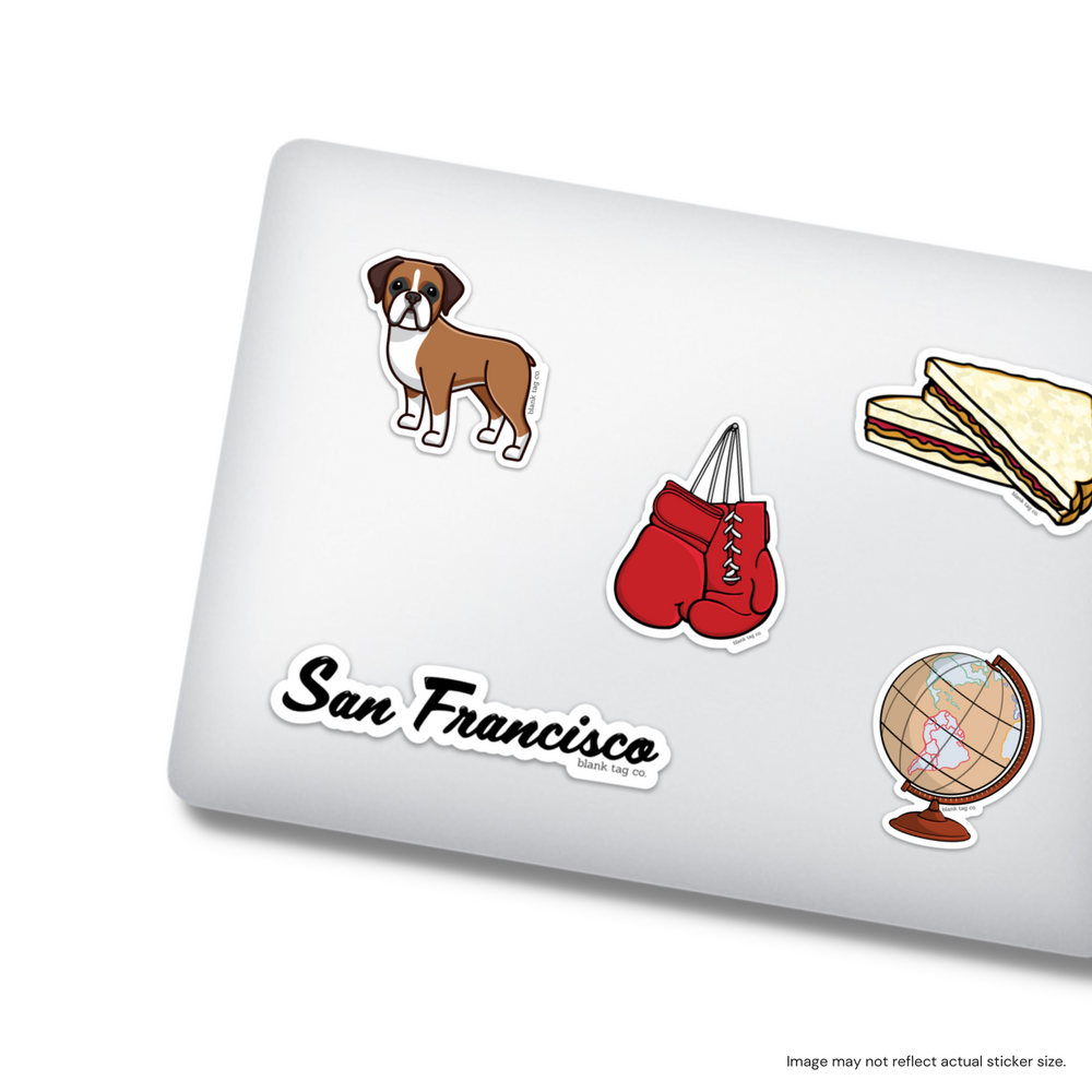 The Boxer Sticker