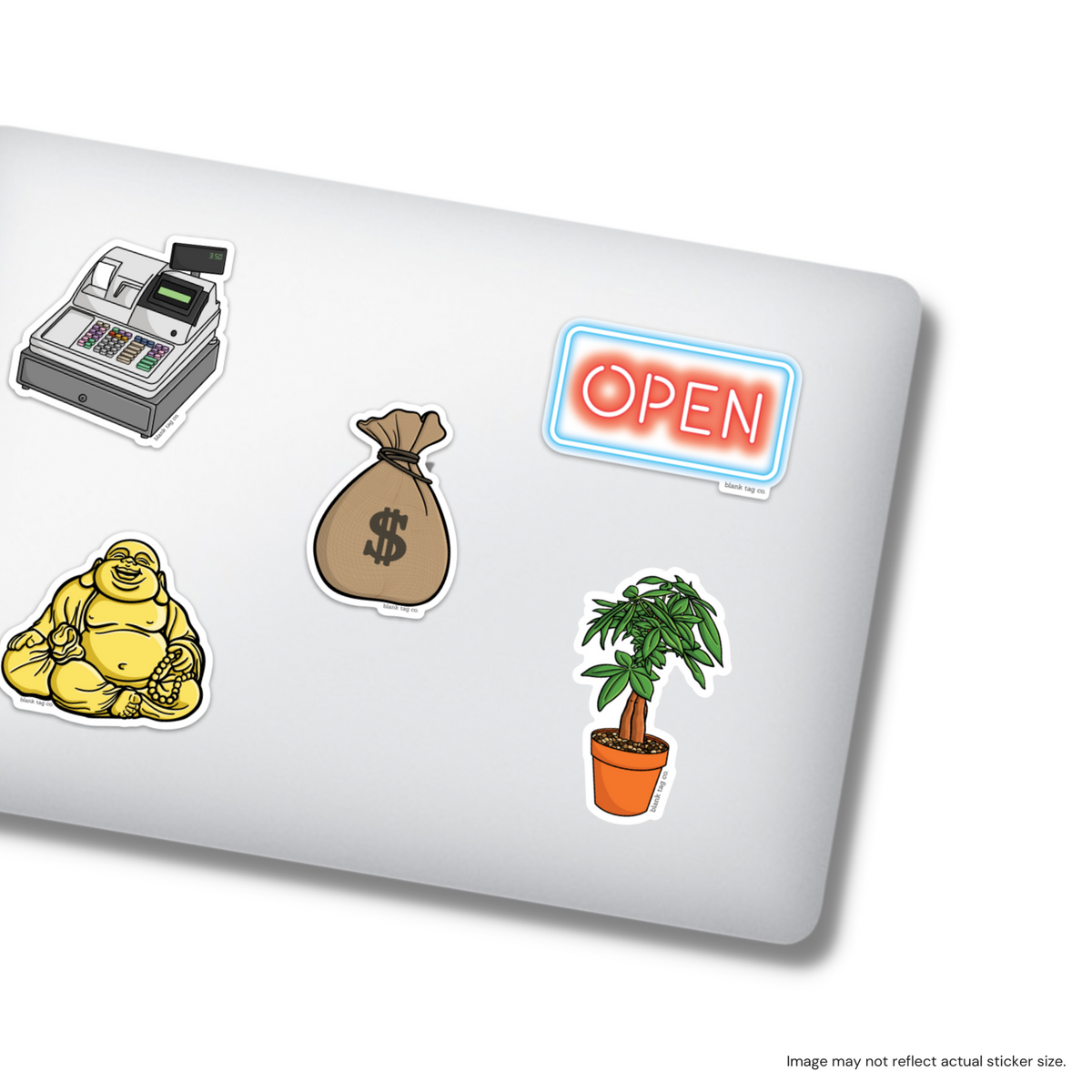 The Cash Register Sticker