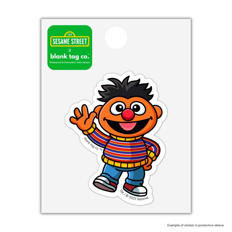 Sesame Street® Ernie Waterproof Sticker