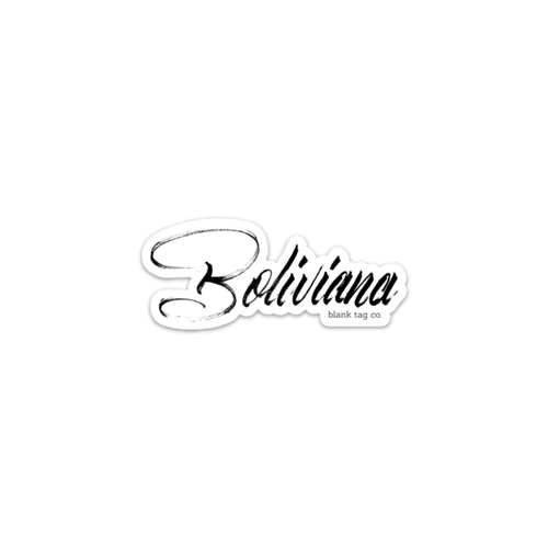 The Boliviana Sticker