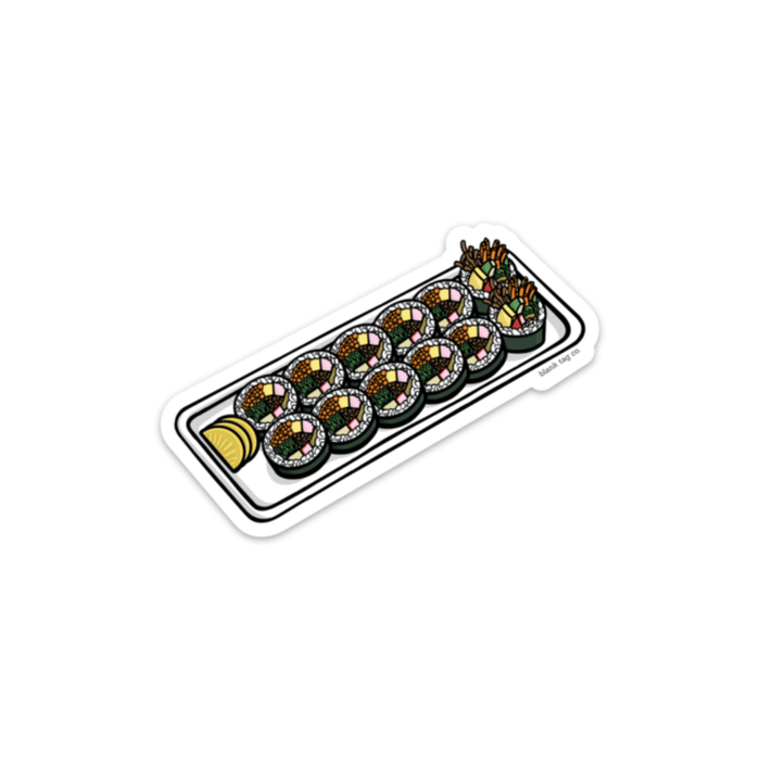 Blank Tag Co.® Kimbap Waterproof Sticker