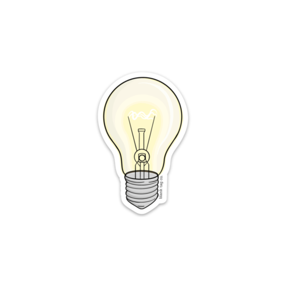 The Lightbulb Sticker