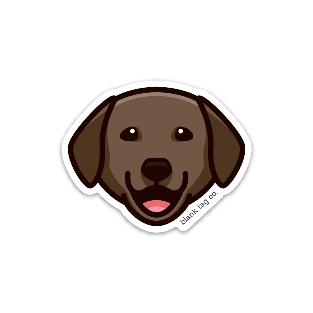 The Labrador Retriever Face Sticker