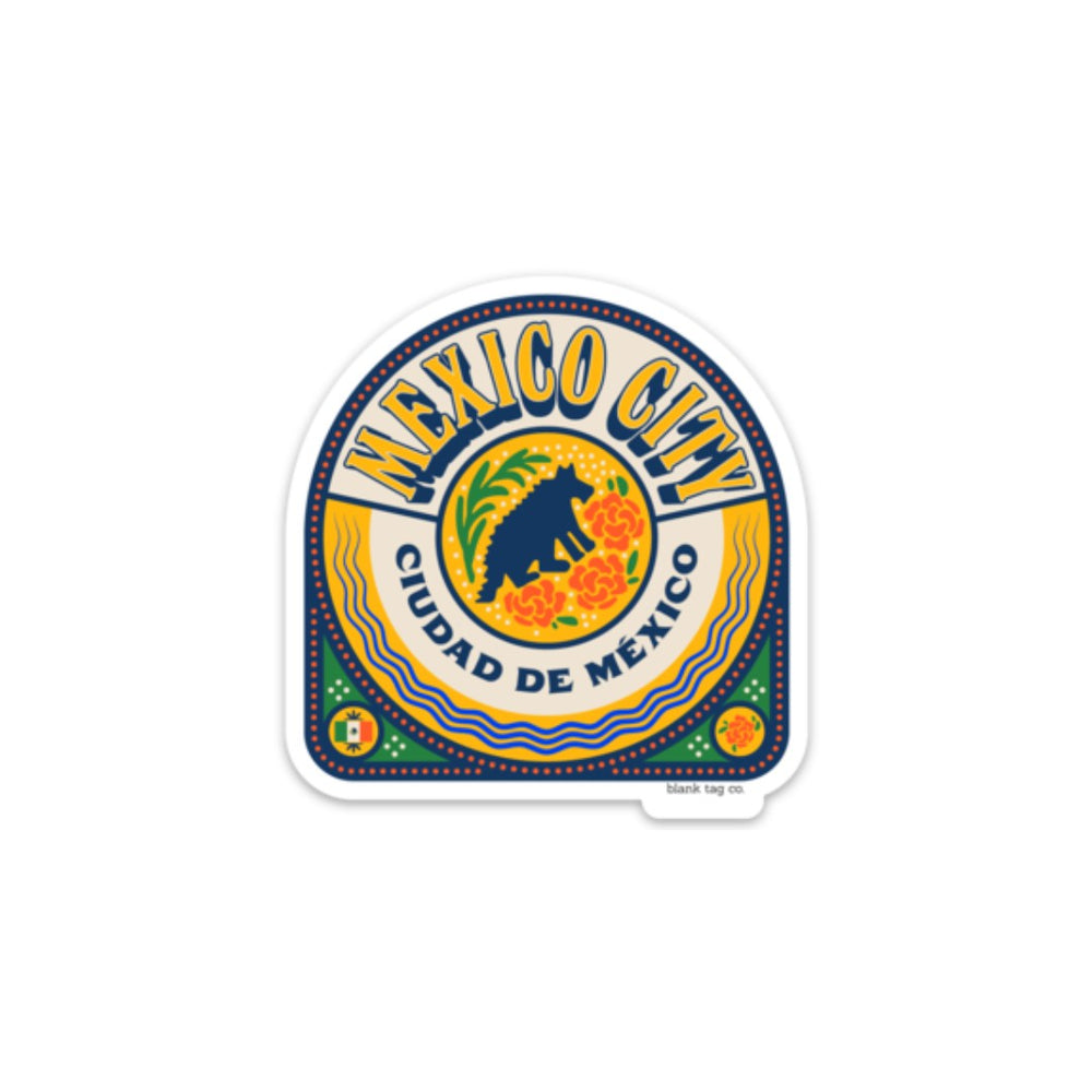 The Mexico City Badge Sticker