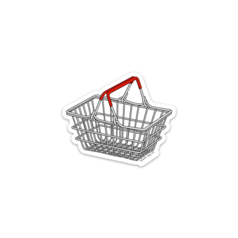 The Shopping Basket Sticker