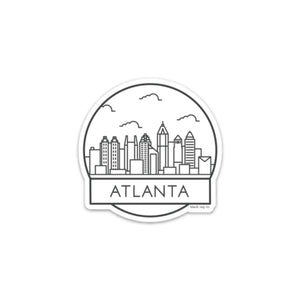 The Atlanta Cityscape Sticker